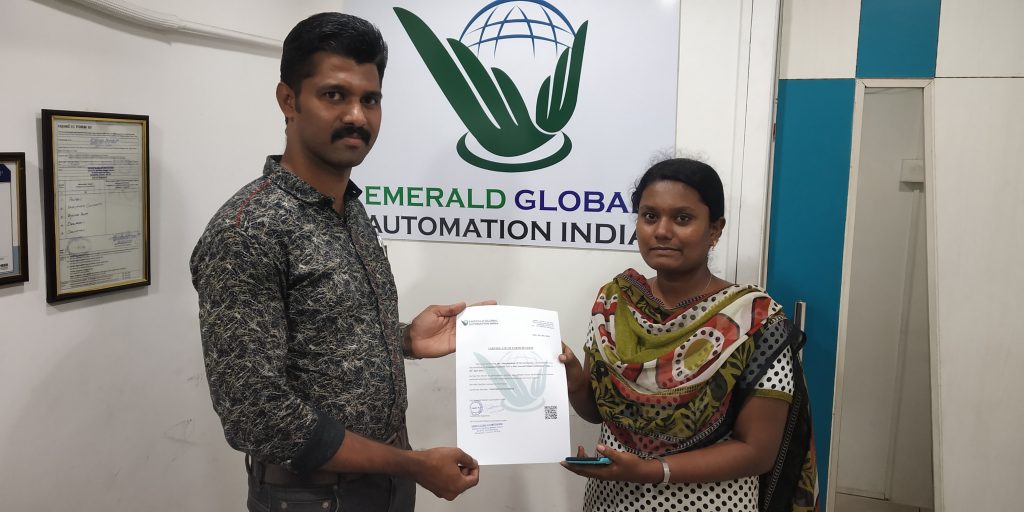 Free WorkShop and Internship in Chennai - Emerald Global Automation India